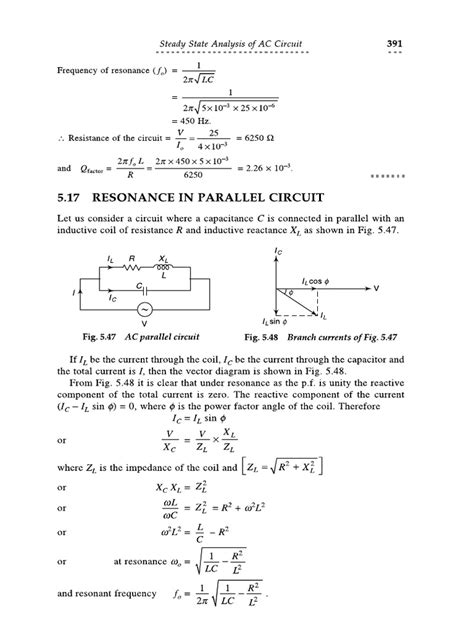 Parallel Resonance Pdf
