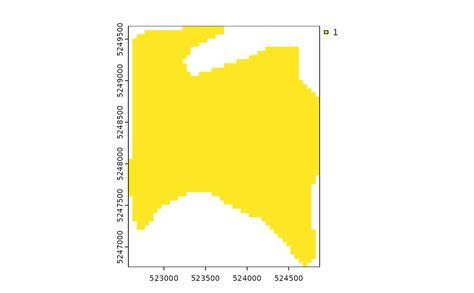 create template and region of interest roi rasters in an output