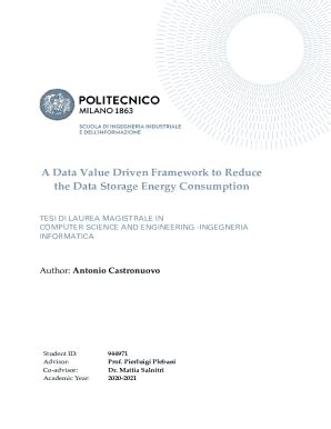 Fillable Online A Data Value Driven Framework To Reduce The Data Storage Fax Email Print