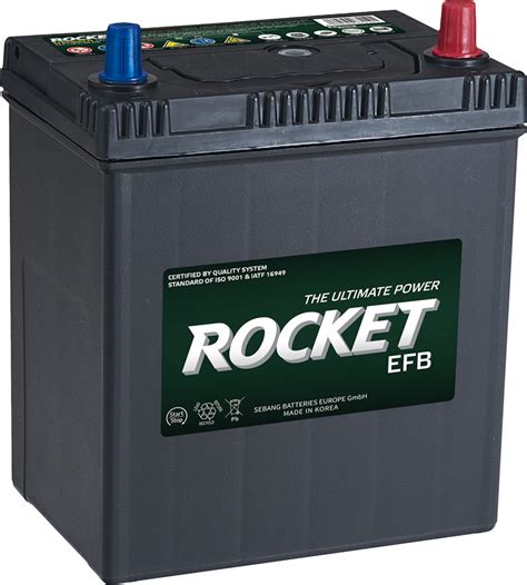 Rocket Efb Starter Battery Asia 12v 40ah 420a • Sebang Batteries Europe