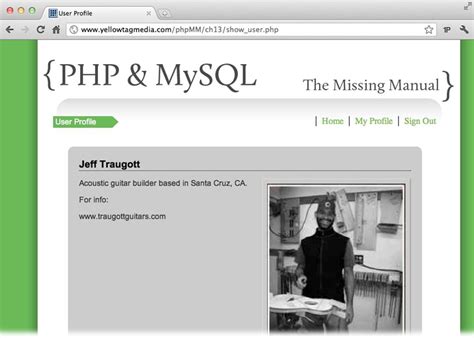 This Page Is As Much Php As Html It Looks Up Your Visitors Name In The Database And Displays