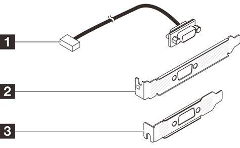 Thinksystem V4 Com Port Upgrade Kit Lenovo Server Options