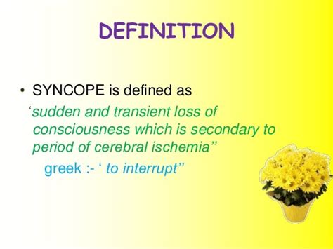 Syncope