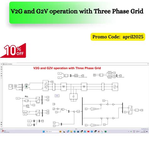 v2g g2v matlab simulink threephasegrid electricvehicles