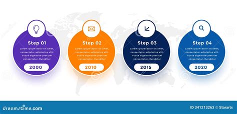 Professional Infographic Timeline Chart For Business Growth Stock
