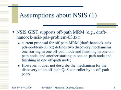 Ppt Interdomain Qosm The Nsis Qos Model For Inter Domain Signaling
