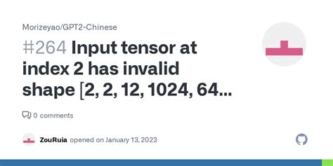 Input Tensor At Index Has Invalid Shape But Expected