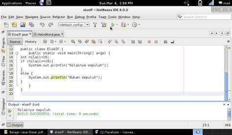Percabangan Else If Pada Java ~ Jfa