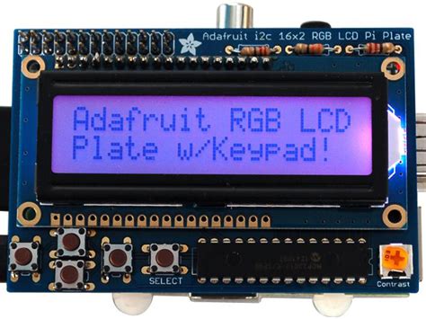 Adafruit LCD And Keypad Kit X RGB