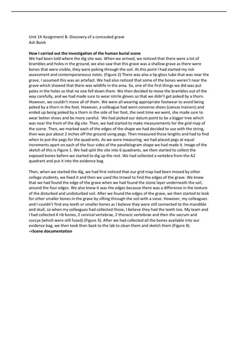 Assignment 2 Unit 14 Forensic Anthropology And Archaeology Unit 14 Forensic Anthropology