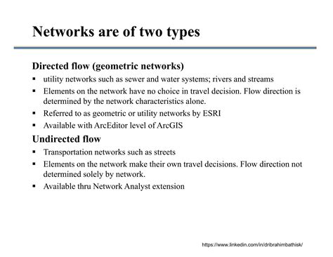 Network Analysis In Gis Part 5 Geometric Network Ppt