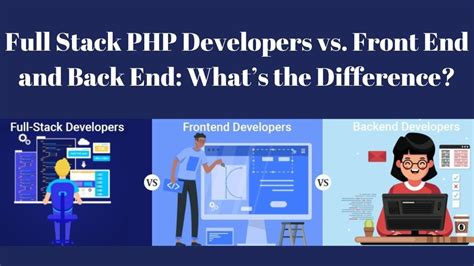 full stack php developers vs front end and back end what s the