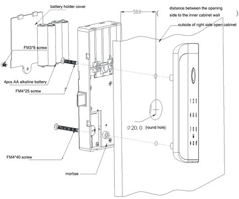 Passcode Locker Lock Emp182 Manufacturer China