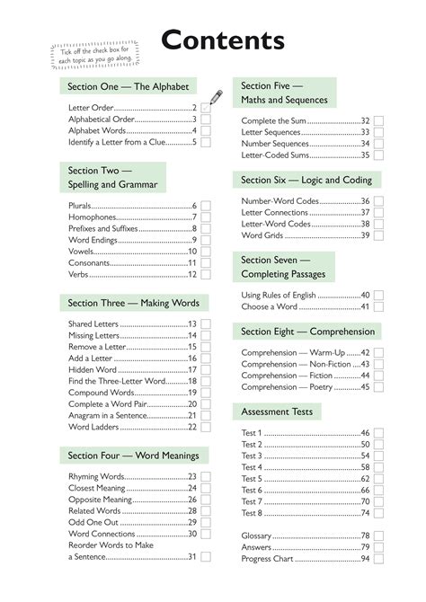 11 Verbal Reasoning Practice Book And Assessment Tests Ages 6 7 For