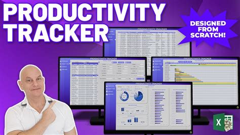 how to create a powerful productivity tracker in excel [full training and free download] youtube