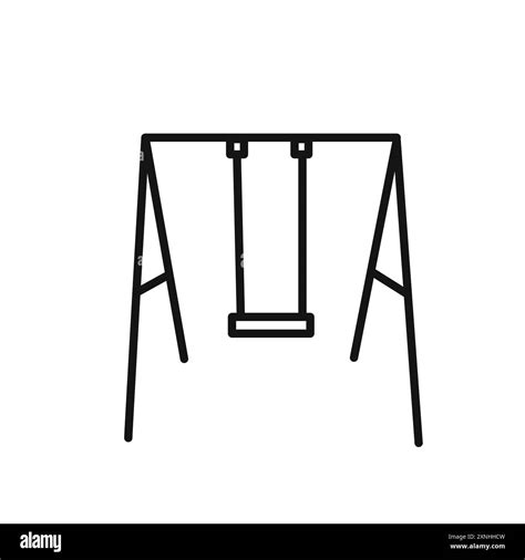 swing icon linear vector graphics sign or symbol set for web app ui stock vector image and art alamy