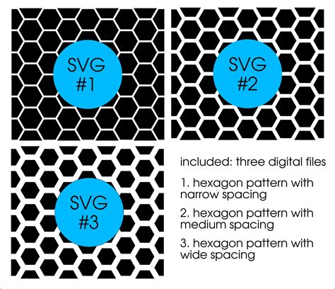 Hexagon Pattern Svgs Cut File For Cricut Repeating Etsy Hexagon Pattern Svgs Cut File For Cricut Repeating Etsy
