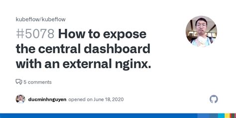 How To Expose The Central Dashboard With An External Nginx · Issue