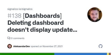 [dashboards] deleting dashboard doesn t display update available