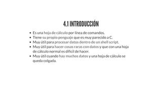 De 0 A 100 Con Bash Shell Scripting Y AWK PPT