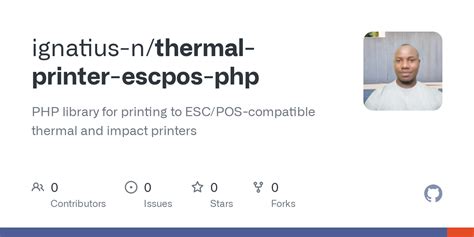 Github Ignatius Nthermal Printer Escpos Php Php Library For Printing To Escpos Compatible