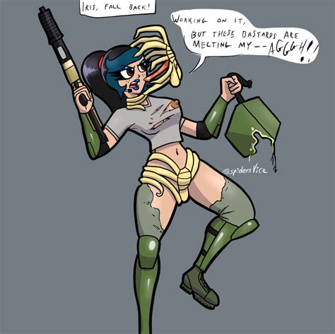 Rule 34 1girls Alien Franchise Black Hair Boots Breasts Brown Eyes