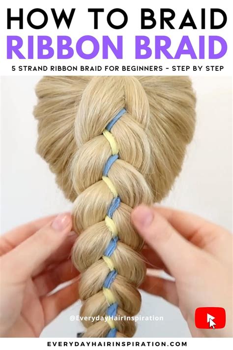 How To Braid A Four Strand Braid Four Strand Braids How To Make
