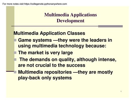 8 Multimedia System Application Multimedia Applications Dd Evell