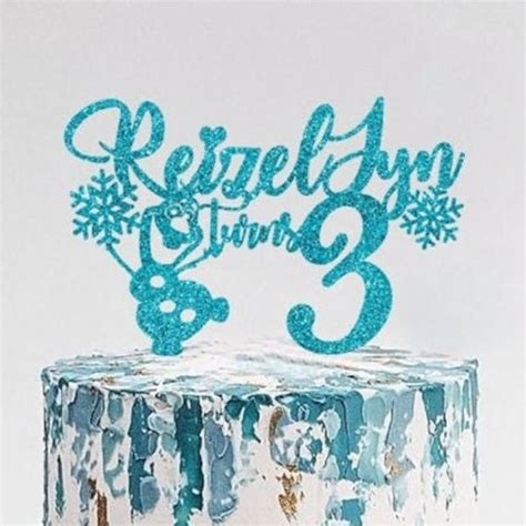 Olaf Cake Topper Etsy