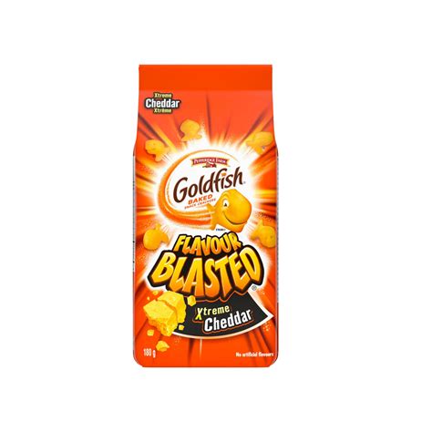 Goldfish Xtreme Cheddar Crackers 180g Extra Cheesy Thegrocery