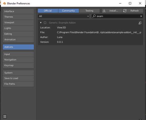 Create A Blender Add On Project With PyCharm Saaratrix S Blog