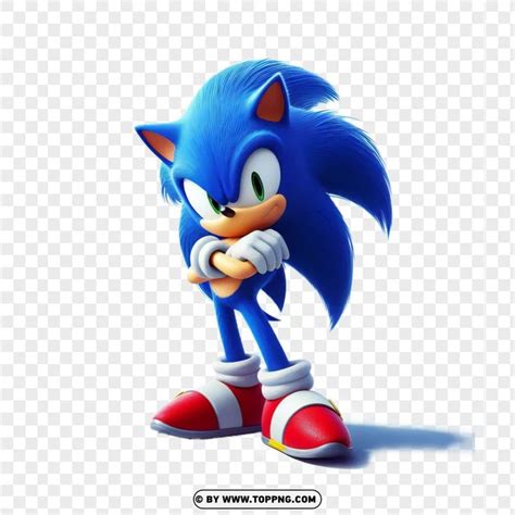 Sonic Png Arms Crossed Toppng Arms Crossed Sonic Arms