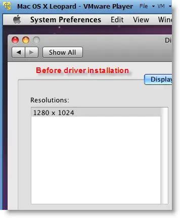 Increase Mac OS X Virtual Machine Screen Resolution In VirtualBox