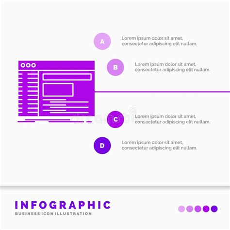 Admin Console Panel Root Software Infographics Template For Website And Presentation Glyph