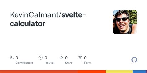 Github Kevincalmantsvelte Calculator