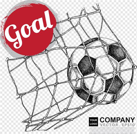 손으로 그린 축구 포스터 그래픽 Png Pngwing