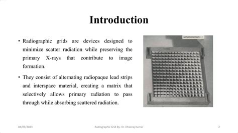 Radiographic Grid Pptx