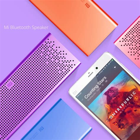 Xiaomi Introduces Mi Bluetooth Speaker A Stylish Portable Speaker With A Colourful Aluminium