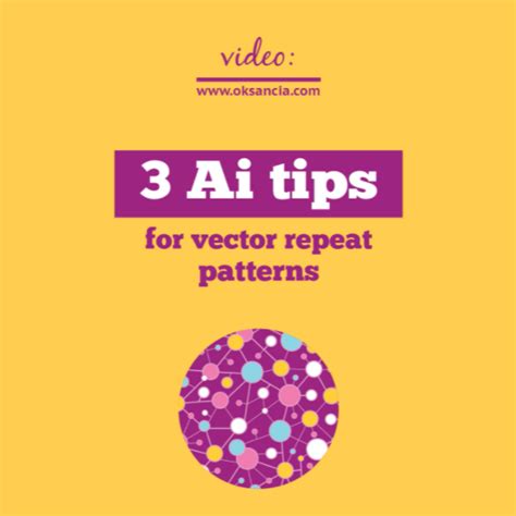 video 3 vector repeat pattern tips for adobe illustrator cc adobe illustrator tutorial