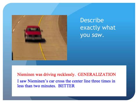 Common Mistakes In Police Reports Pptx