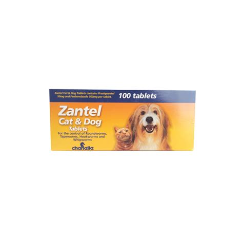 Zantel Deworm Tablet For Cat And Dog Ubat Cacing Kucing And Anjing 1