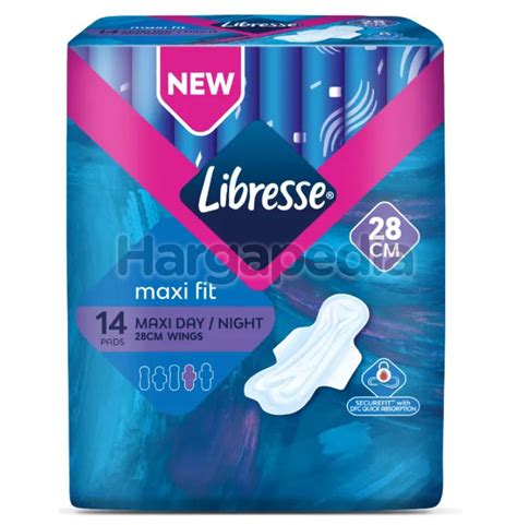LIBRESSE Maxi Fit Maxi Day/ Night Wing 28cm 14s