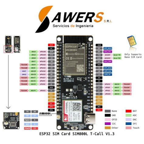 Ttgo T Call V14 Esp32 Sim800l Wifi Gprs