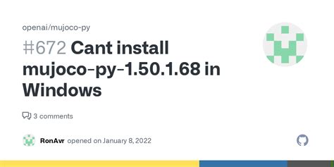 cant install mujoco py 1 50 1 68 in windows · issue 672 · openai