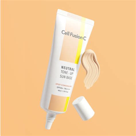 Cellfusionc 中性提亮防曬底霜 40ml Spf50 Pa 蝦皮購物