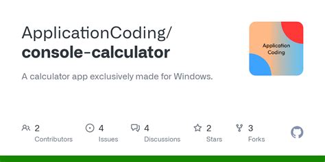 Github Applicationcoding Console Calculator A Calculator App