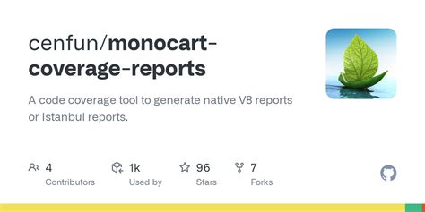 Github Cenfunmonocart Coverage Reports A Code Coverage Tool To