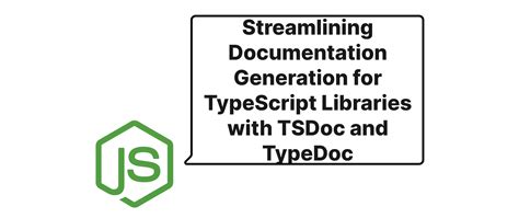 Tsdoc와 Typedoc를 사용하여 Typescript 라이브러리 문서 생성 간소화하기 Leapcell