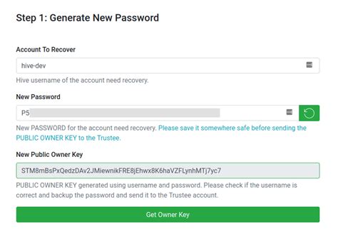 Hive Account Recovery Gui — Hive