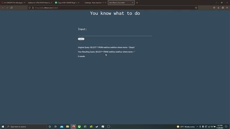 Ctflearn Basic Sql Injection Problem Youtube